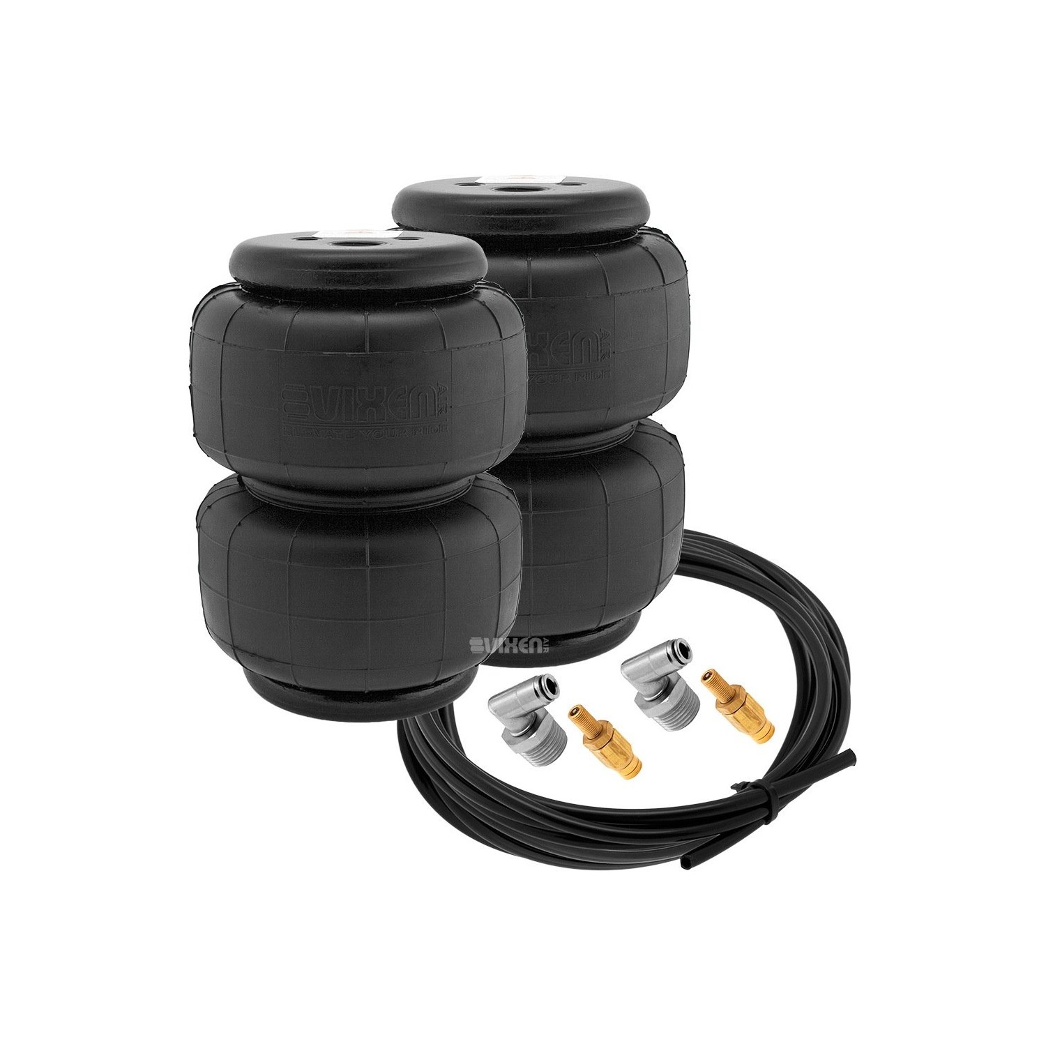 Vixen Air 1/2" NPT Single Air Port Suspension Air Spring/Air Bag with ...