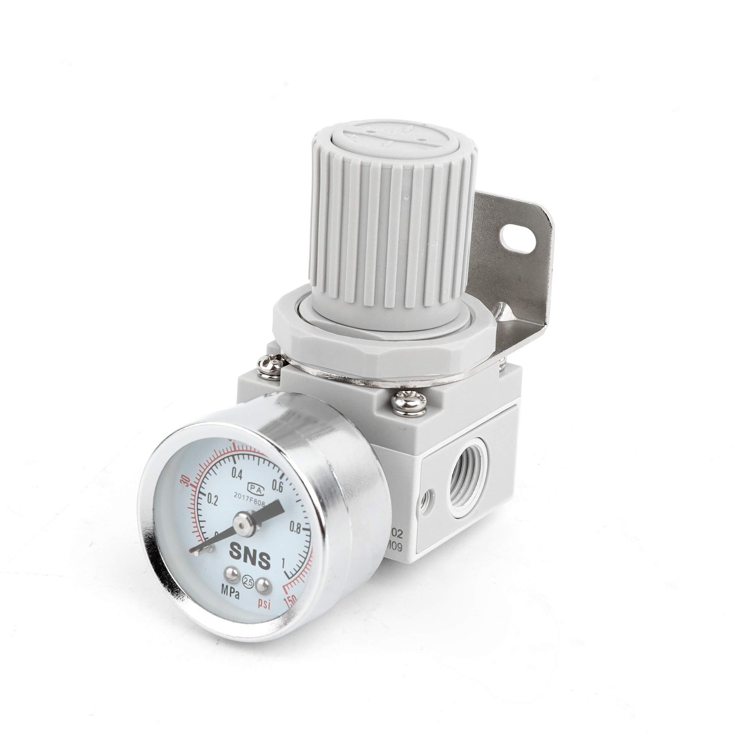 SNS Compressed Air Maintenance Unit Regulator 1/4 Inch 0-10 Bar with ...