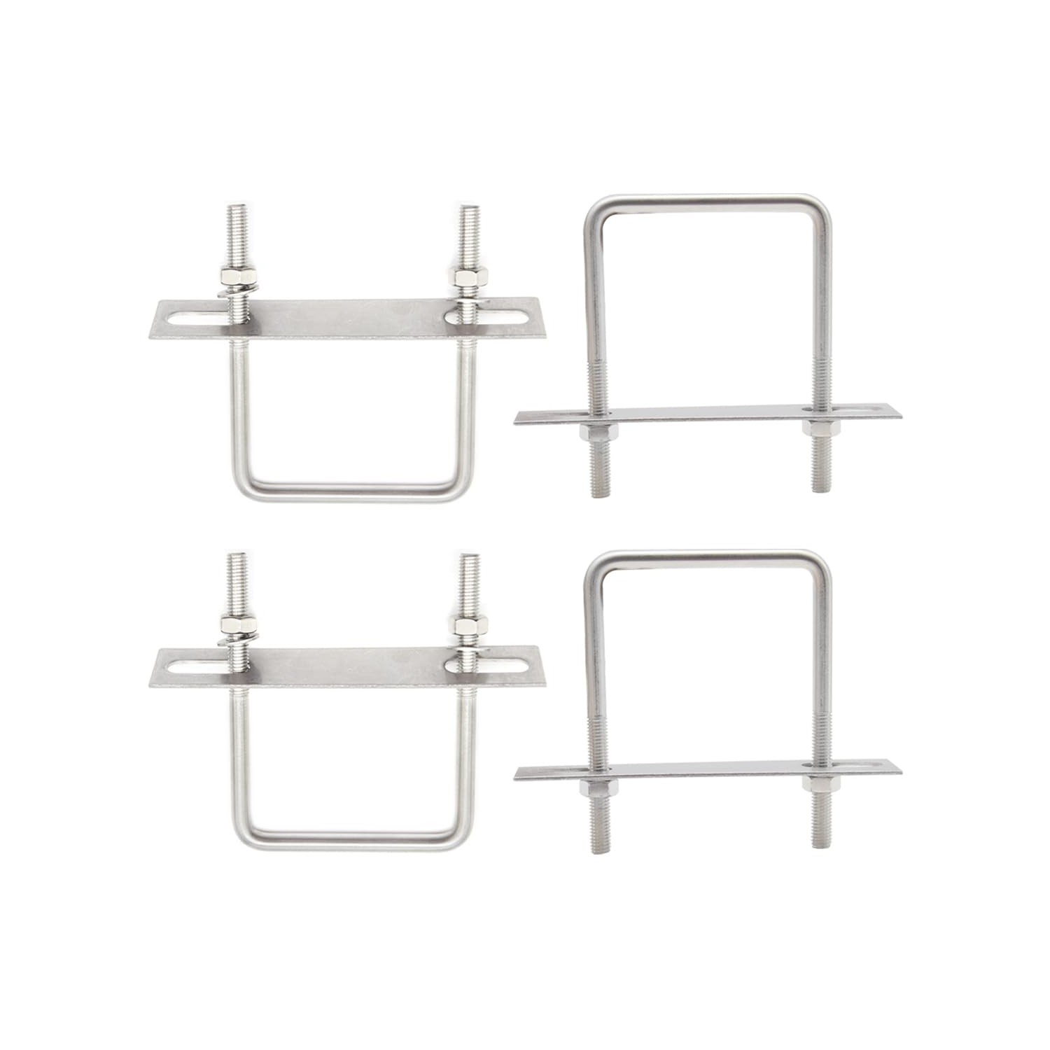 CEEYSEE Set of 4 U Screws M8 75 x 110 mm U Shackle 304 Stainless Steel ...