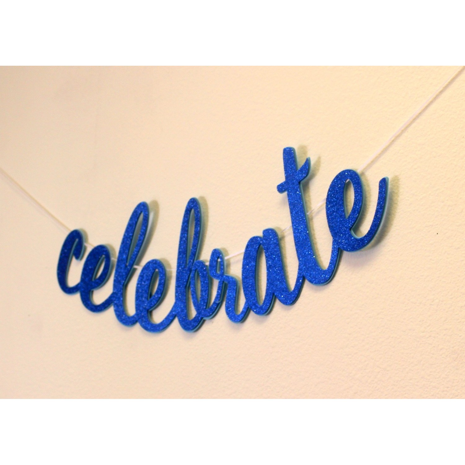 All About Details Celebrate Cursive Banner, 1set, Birthday Banner ...