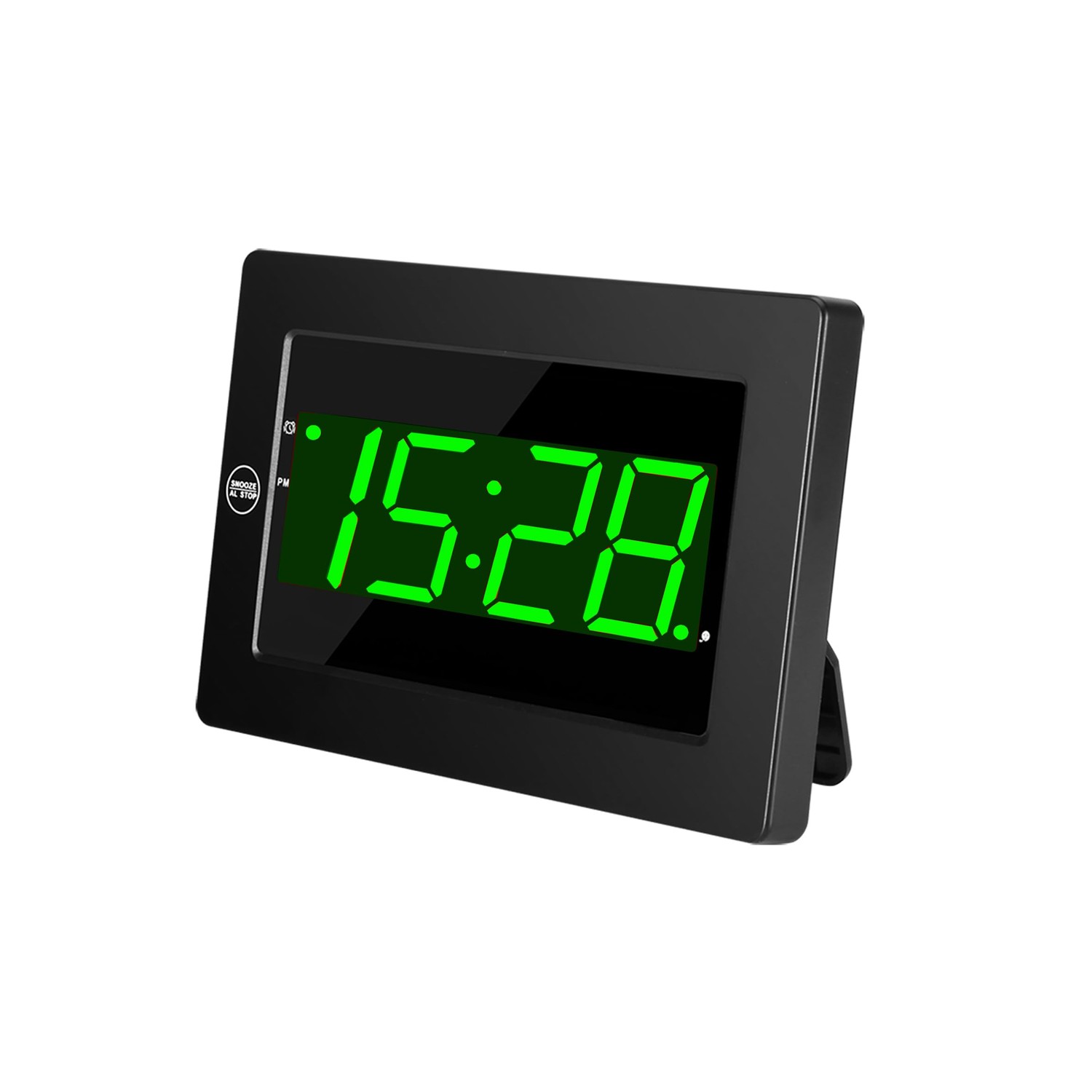 Timegyro Digital Wall Clock Battery Operated - LED Display Digital ...