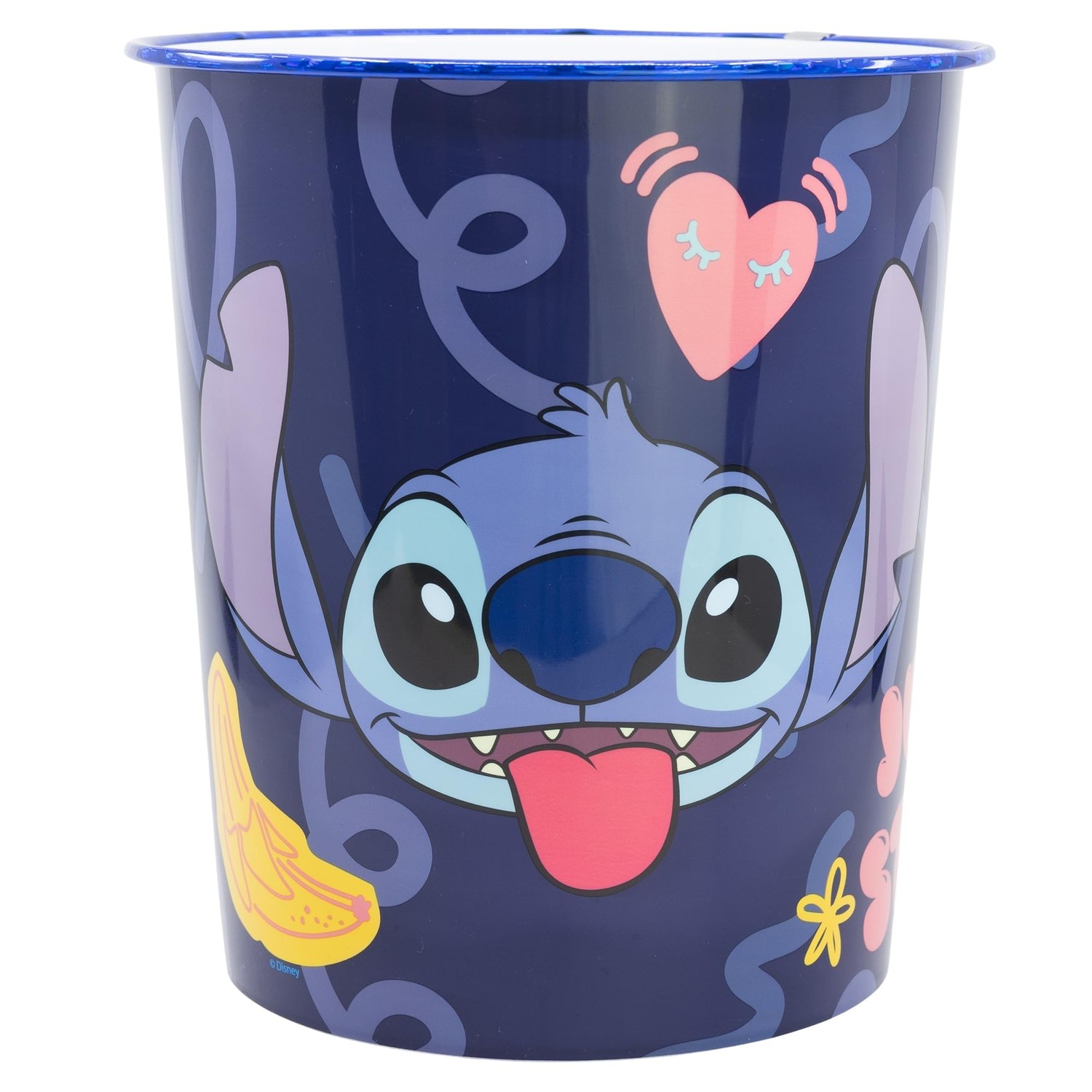 Stor Stitch Waste Bin, Trash Can, Paper Bin, For Kids, Bedroom ...