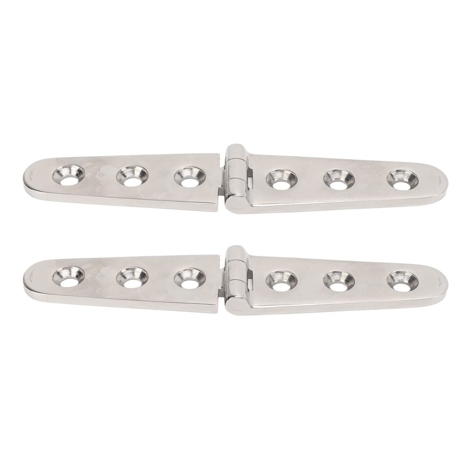 Counter Flap Hinges, 1 Pair Heavy Duty Strap Hinges Stainless Steel ...