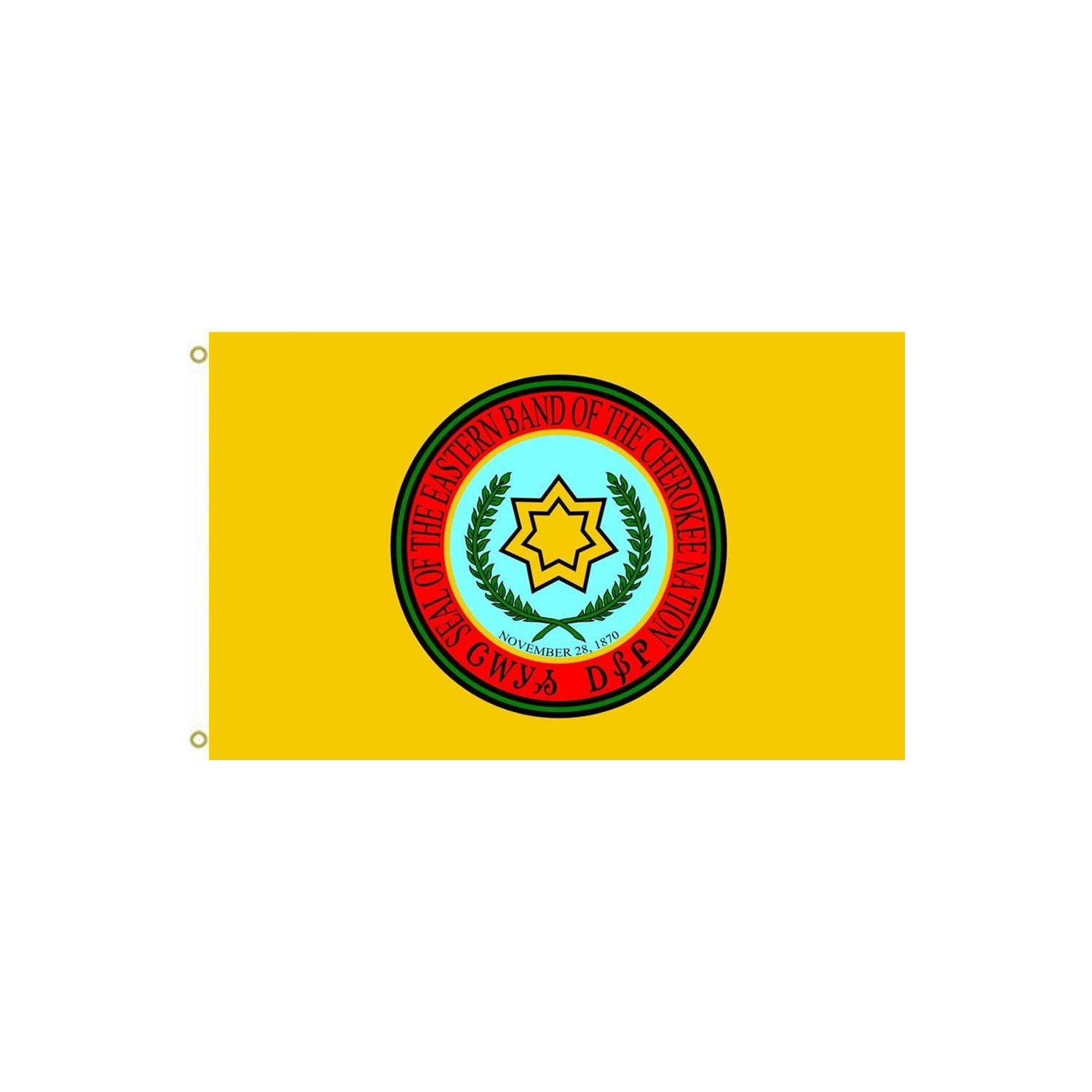 Large Flag Eastern Band Cherokee flag outdoor Flag Flying flag 3x5ft ...