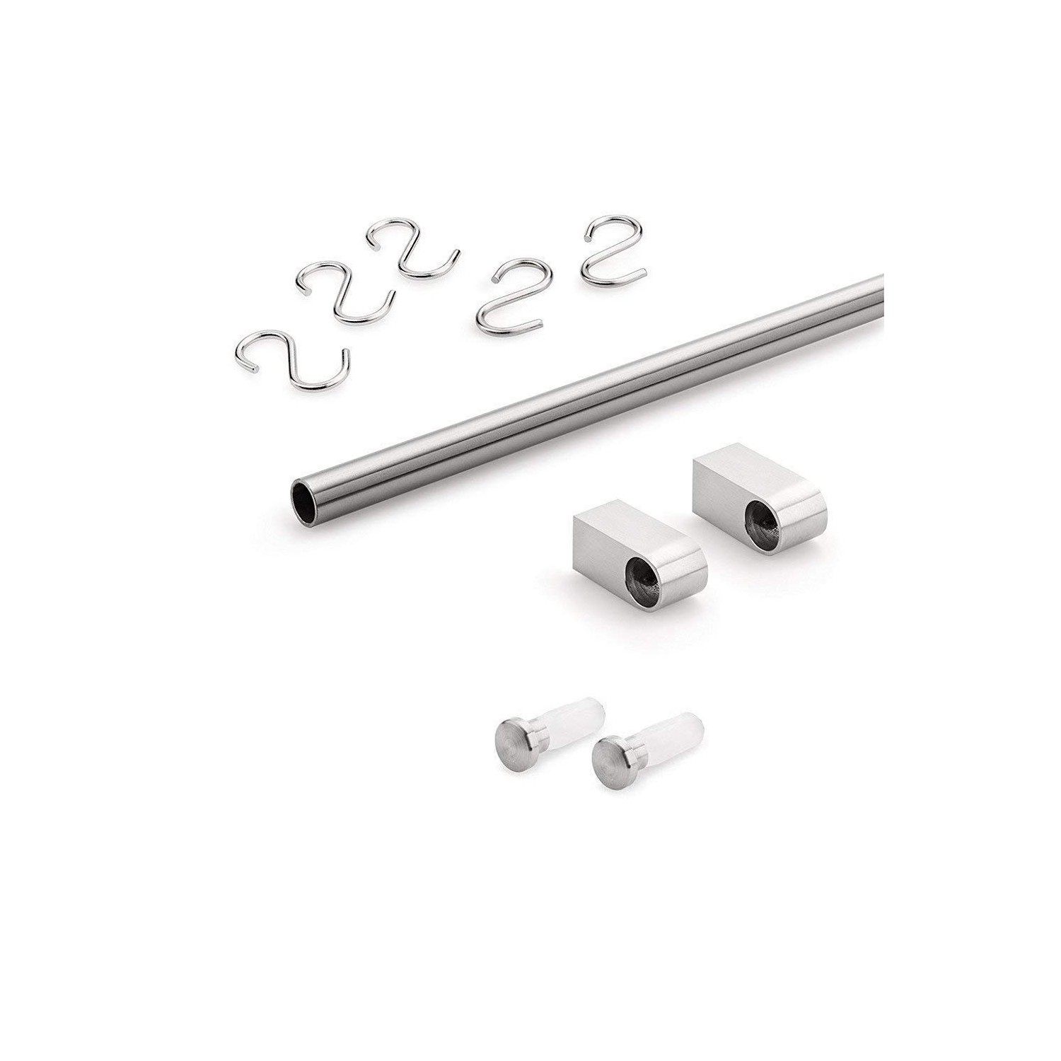 Gedotec Design Kitchen Railing Chrome Railing System | Chrome-Plated ...
