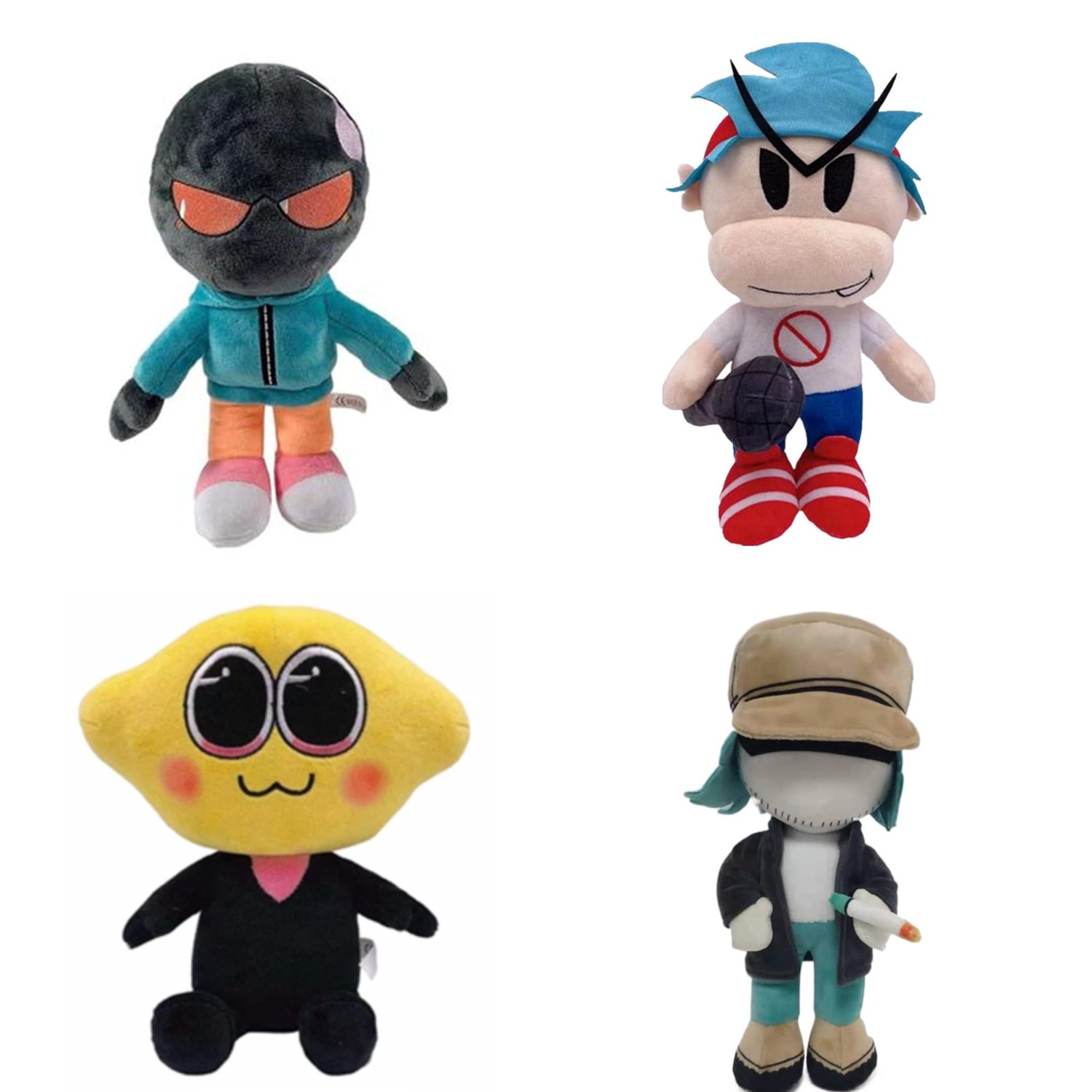 US Stock Friday Night Funkin Merch Plush Toy Cute FNF Plushies for Kids ...