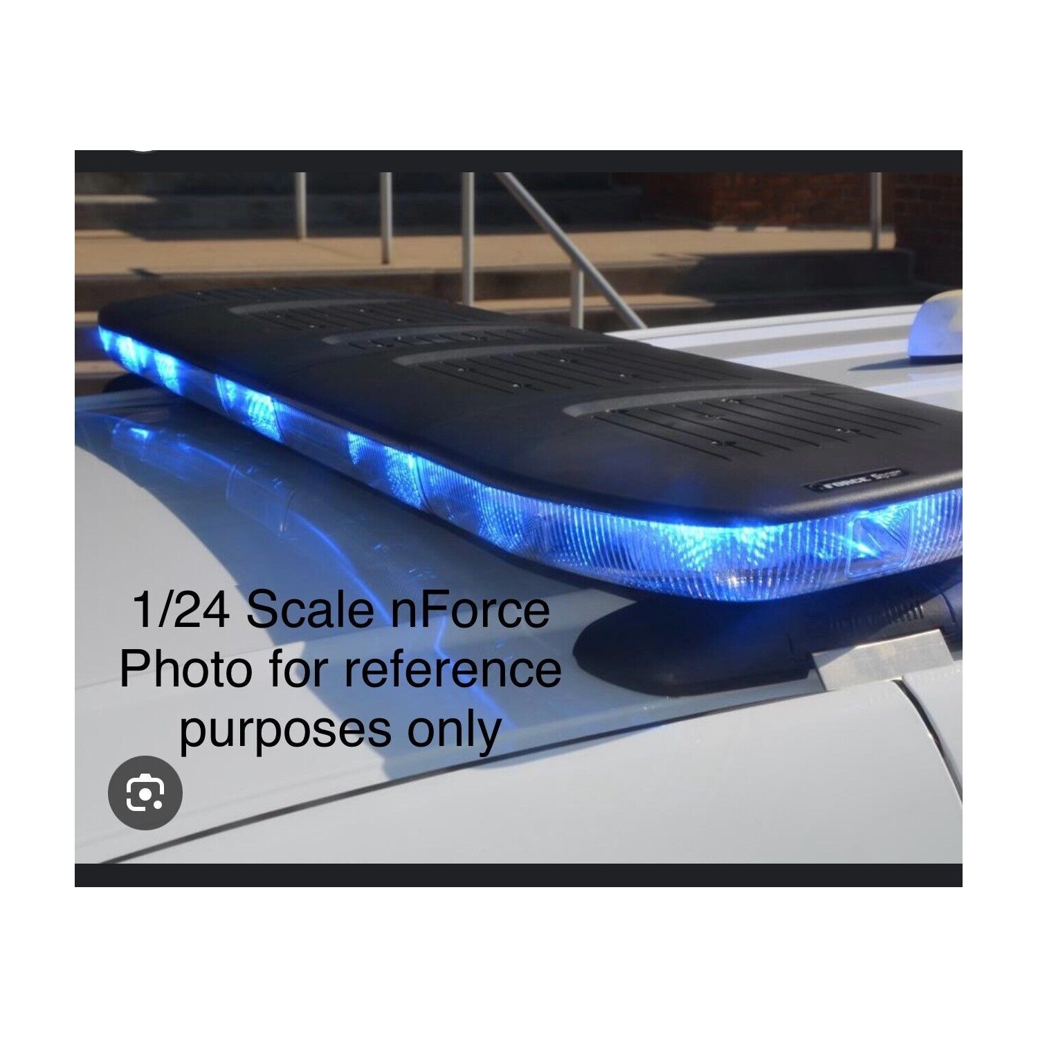 LED Ready Lightbar 1/24 25 27 LED Ready nForce Black Lightbar Sheriff ...