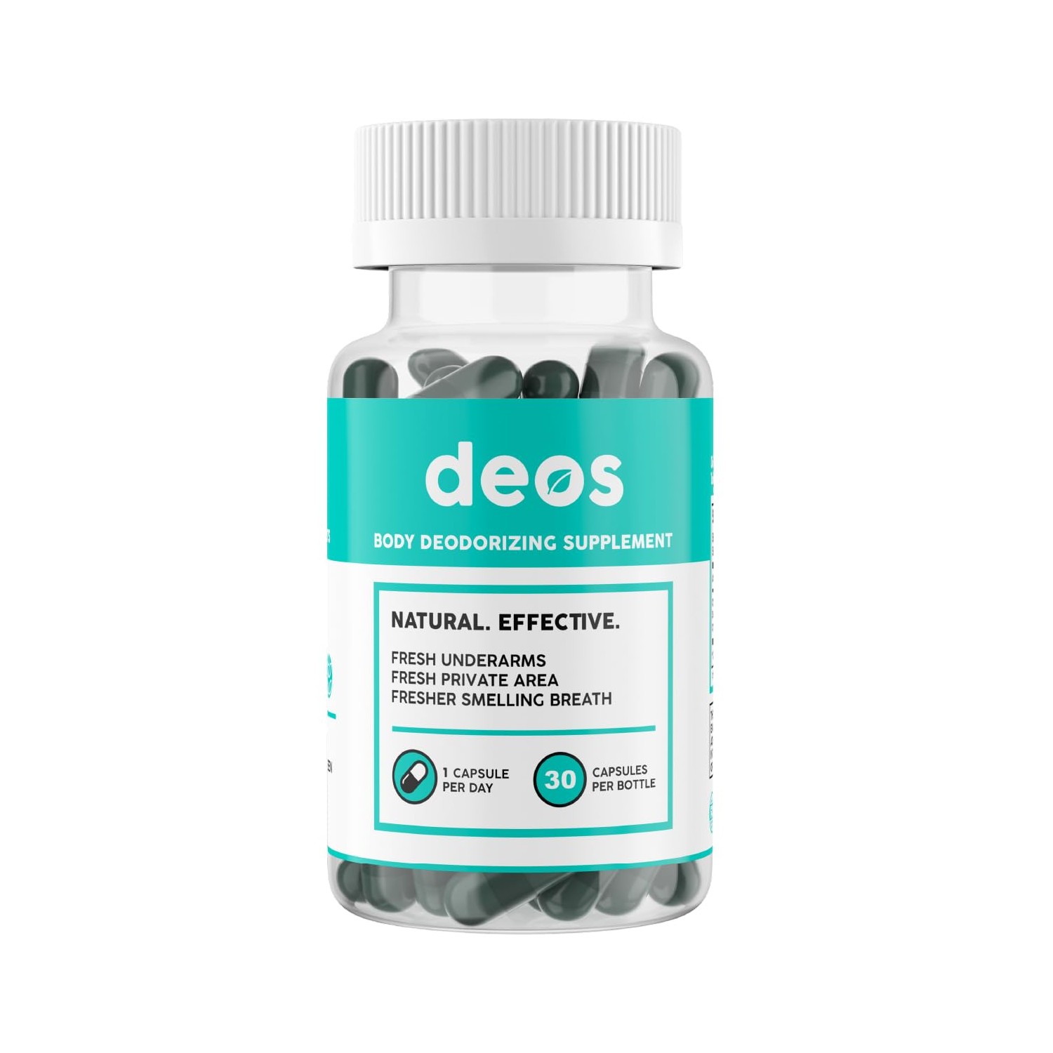 DEOS Internal Deodorant Supplement – Full Body Deodorizer for Gut ...