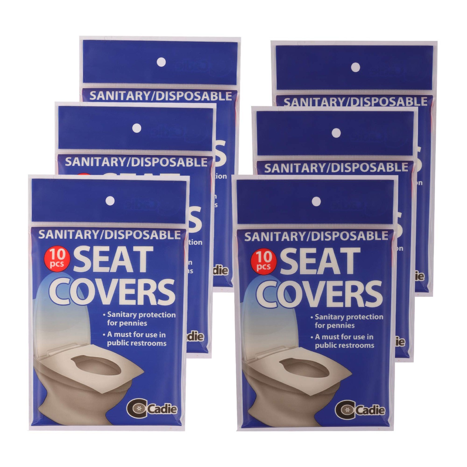 Disposable Paper Toilet Seat Covers - Flushable and Hygienic Travel ...