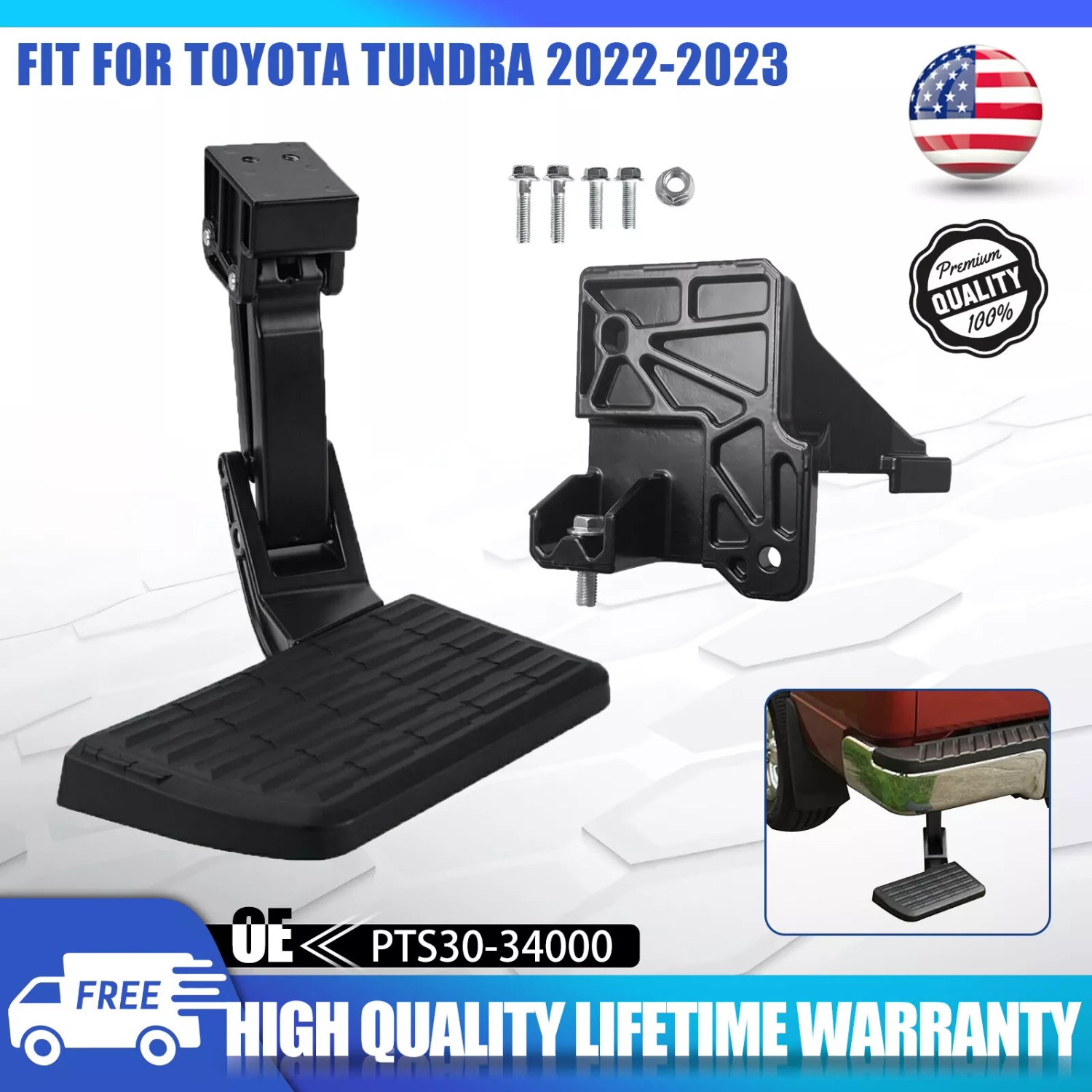 AUTOLUX For 2022 2023 2024 Tundra Bed Step Assembly Genuine TOYOTA ...