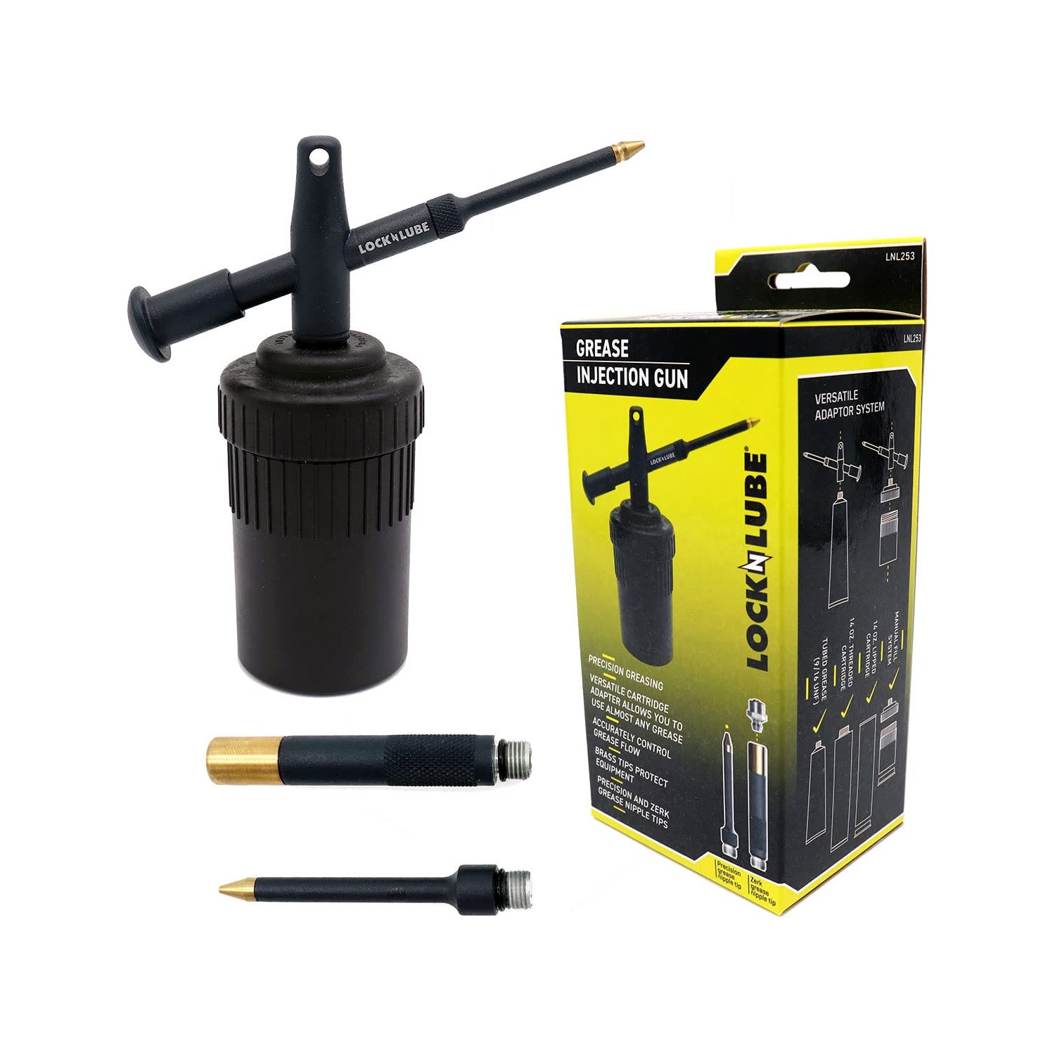LockNLube 4-in-1 Grease Injection Gun Kit. LockNLube's most versatile ...