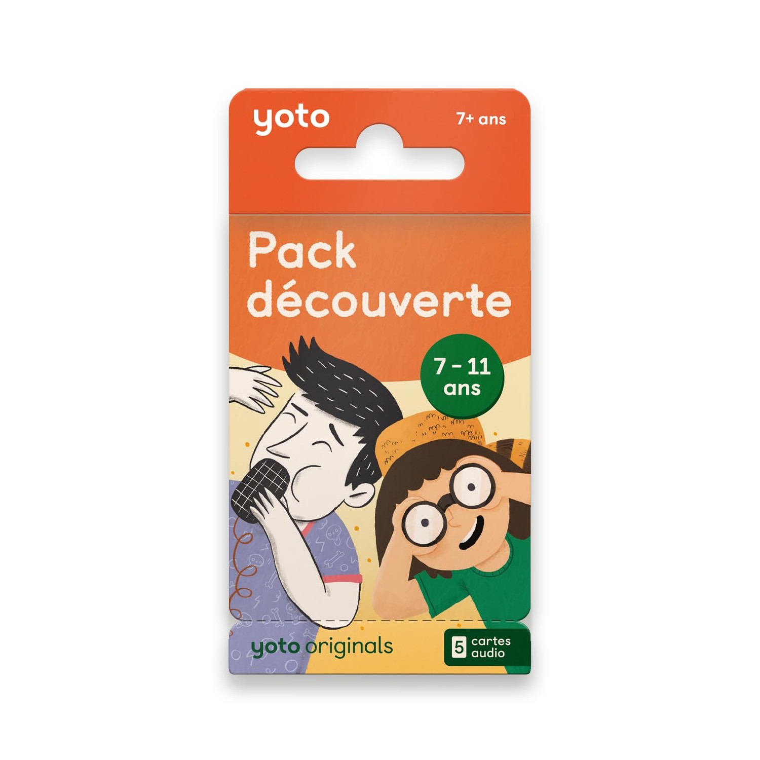 Yoto Pack découverte 7-11 ans, Kids French Starter Pack for Use with ...