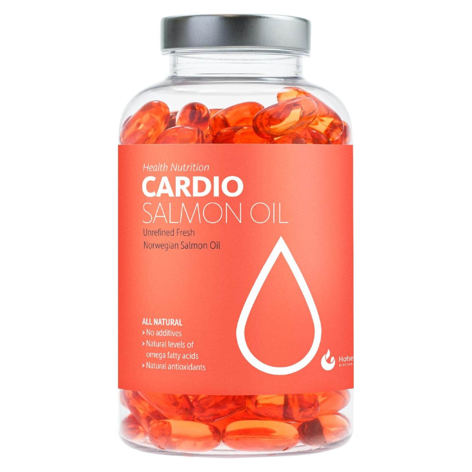 High Strength Omega 3 6 9 Fish Oil - 1000mg, Norwegian Salmon Oil with ...