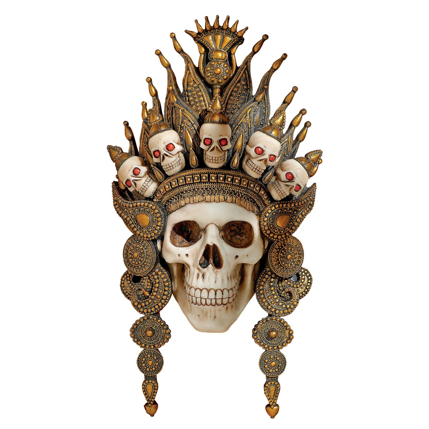 Design Toscano Balinese Deity of The Afterlife Skull Mask Wall ...