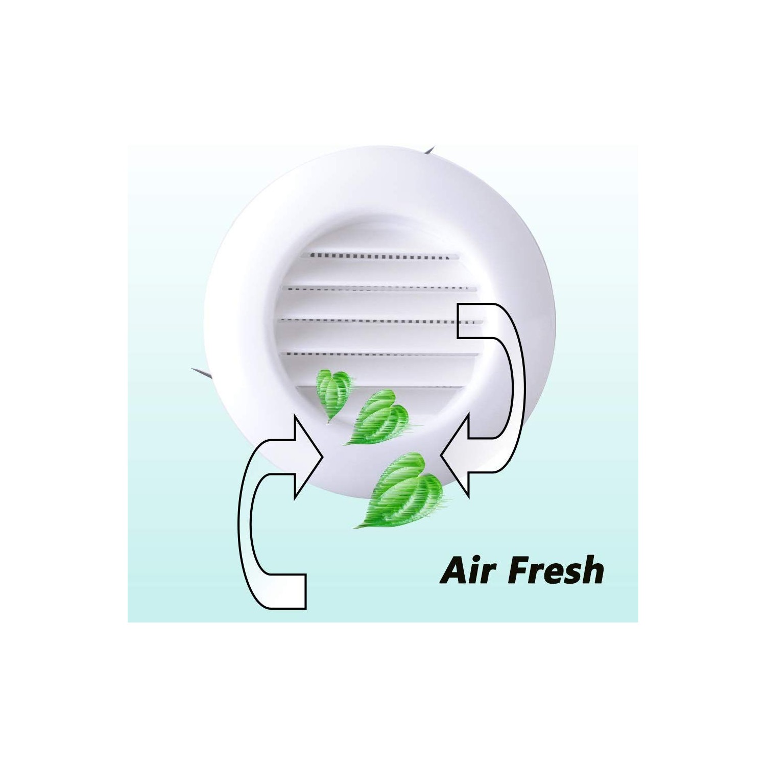 Wadoy 4 Inch Soffit Vent for Exhaust Fan with Screen for Bathroom ...