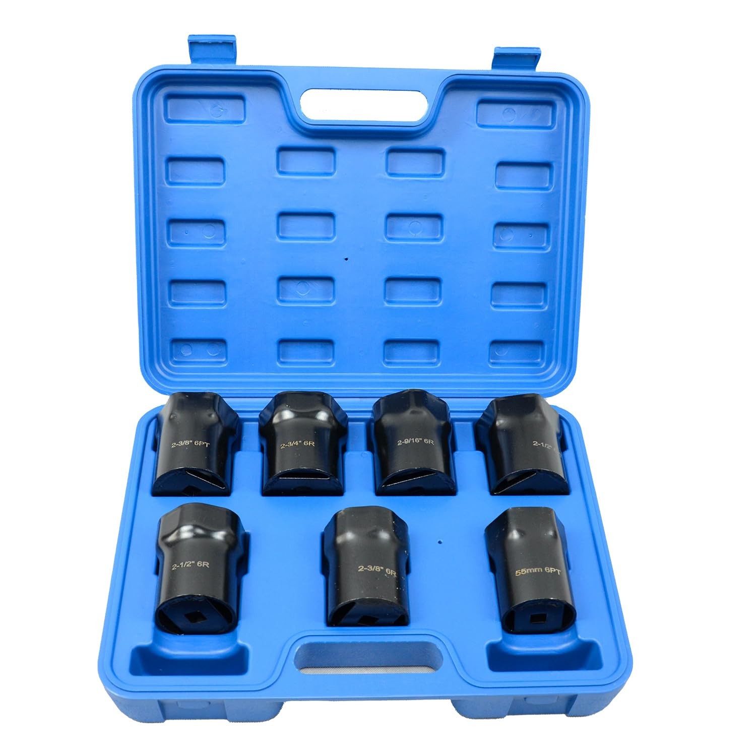 VEHIRETL Wheel Bearing Locknut Socket Set 7 Piece Wheel Bearing Lock ...