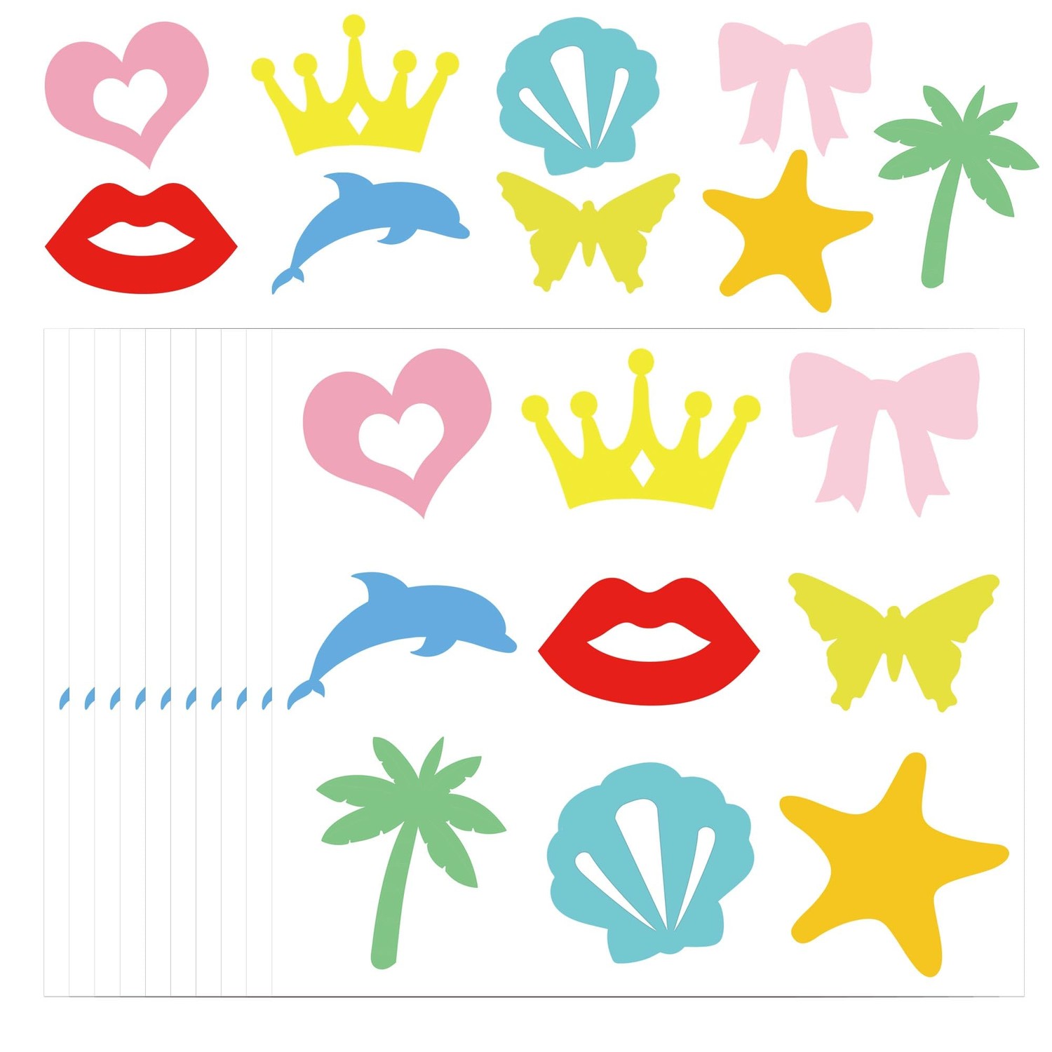 360Pcs Tanning Sunbathing Stickers Self Adhesive Body Face Tanning ...