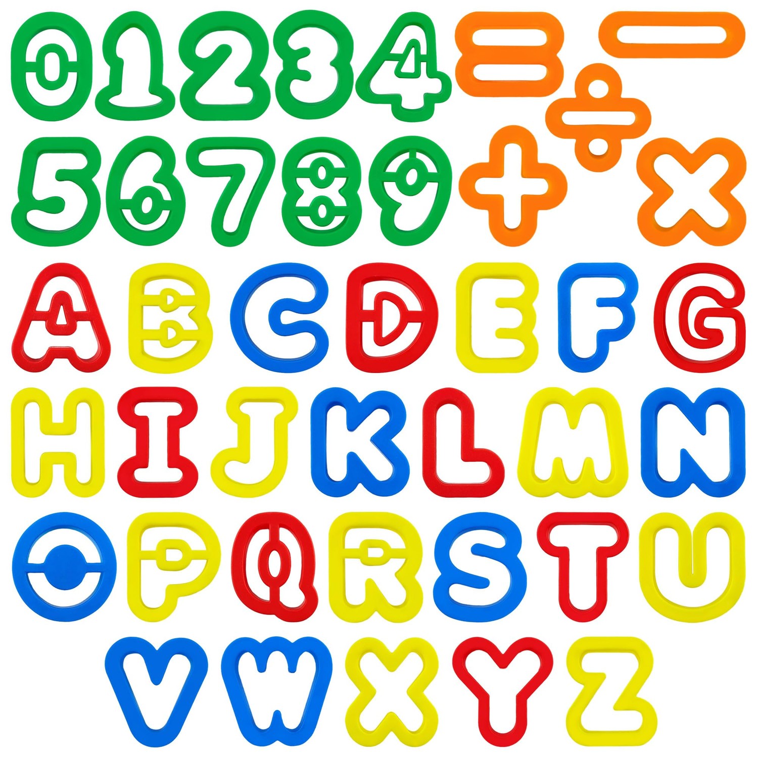 Playdough Tool Set with Playdough Alphabet Cutters,Play Dough Numbers ...
