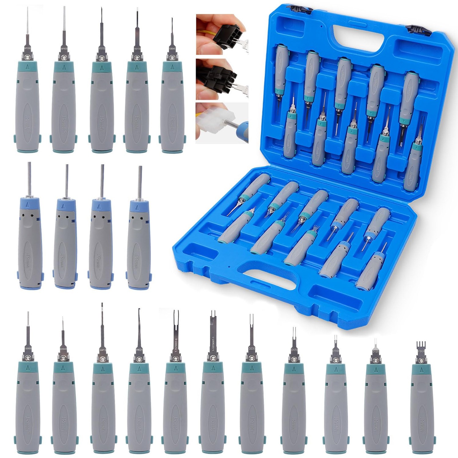 JRready Molex Pin Extractor Tool Universal Connector Pin Removal Tool ...