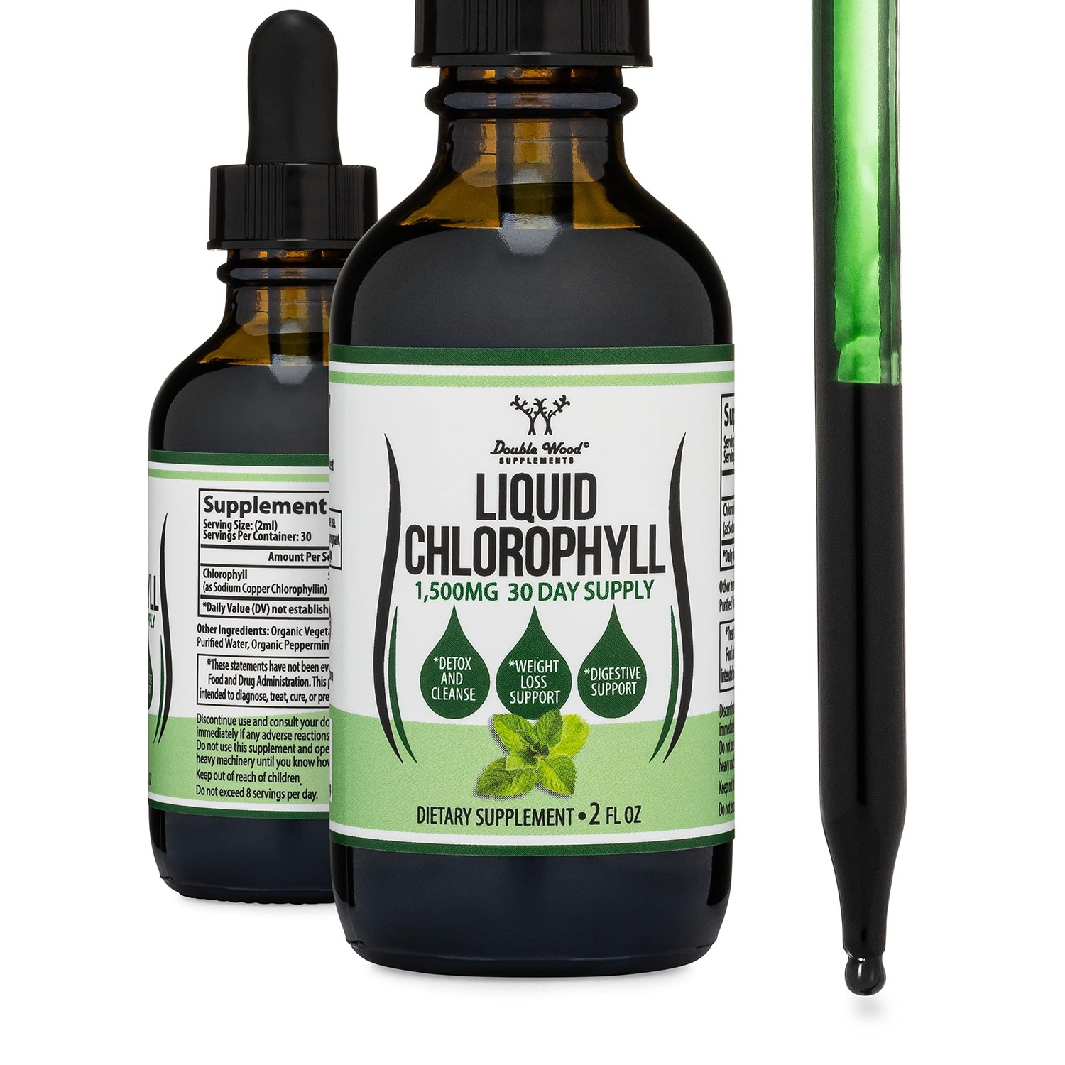 Chlorophyll Liquid Drops - for Digestion, Gut Health, Energy and Detox ...