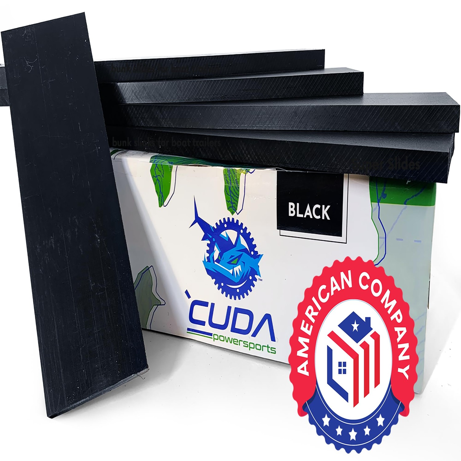 Cuda Powersports Bunk Slides for Boat Trailer Super Slides Boat Trailer ...
