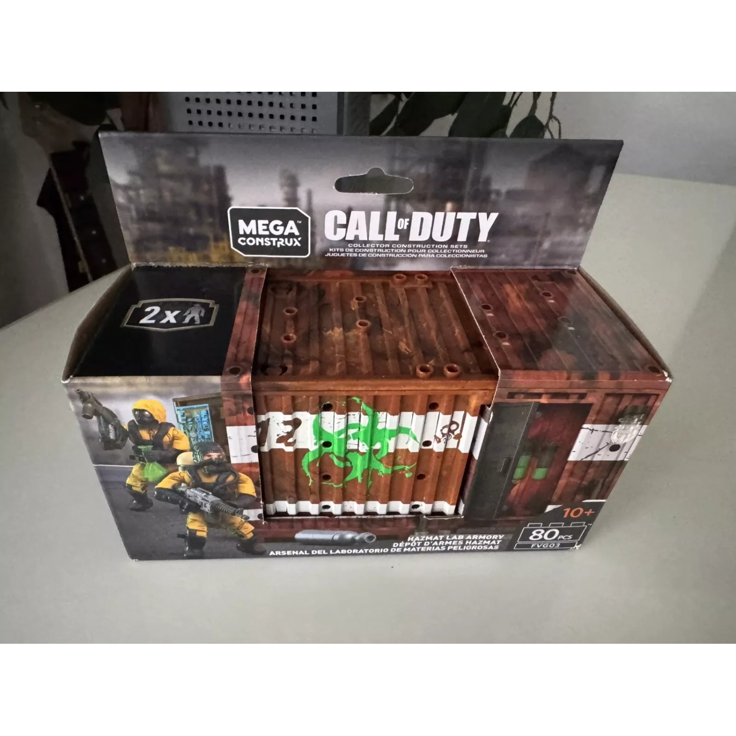 Mega Construx Call of Duty Hazmat Lab Armory FVG03 Collector Set Crate ...