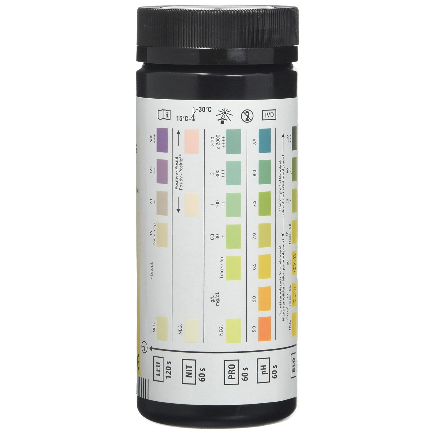 Siemens Multistix 8 SG Urine Reagent Test Strips - 100/BOX - ibspot.com