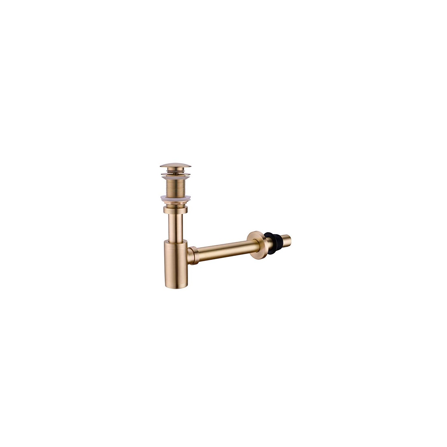 GORDEE Bathroom Sink Stopper P-Trap Complete Set Adjustable 1-1/4 ...