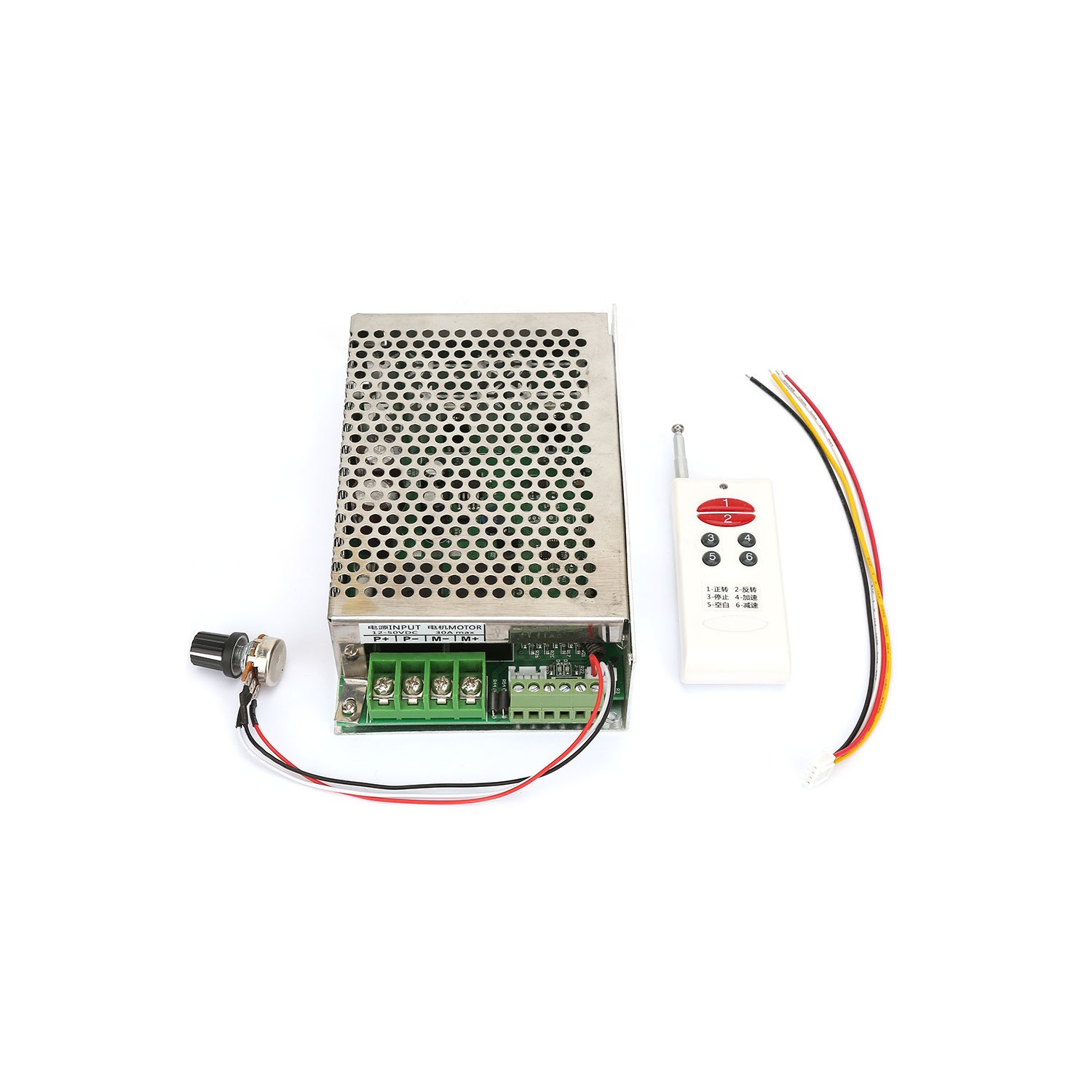 Wireless Remote Control DC Motor Governor Speed Controller 12V/24V/30V ...