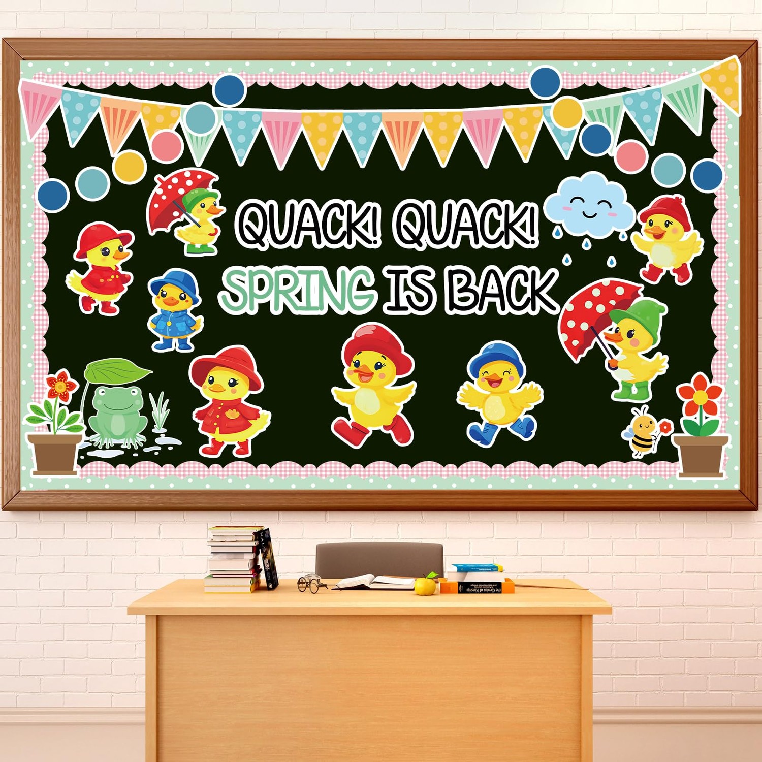Justforjoyful Spring Duck Bulletin Board Classroom Decorations Yellow ...