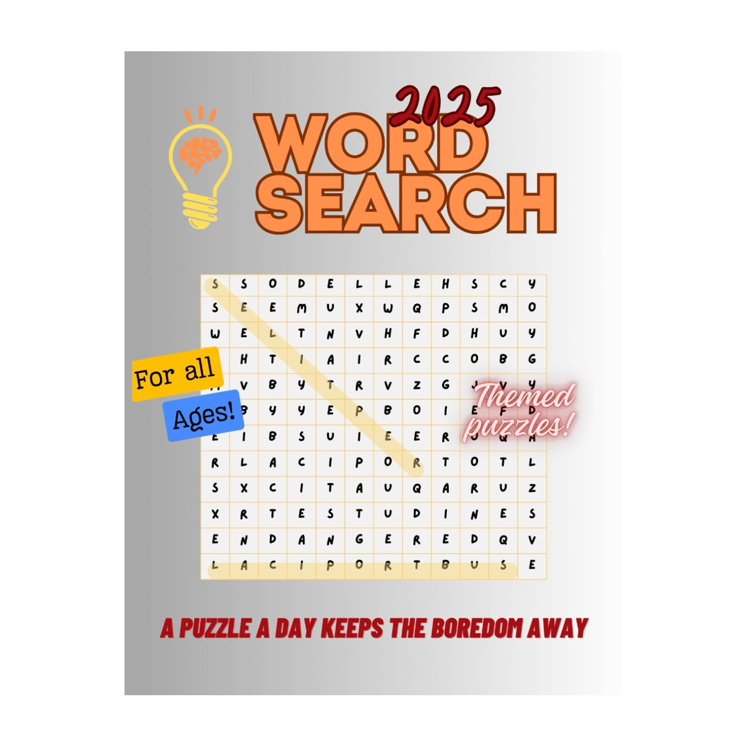 The Themed Word Search Puzzle Book with Images: Word Search Puzzles ...