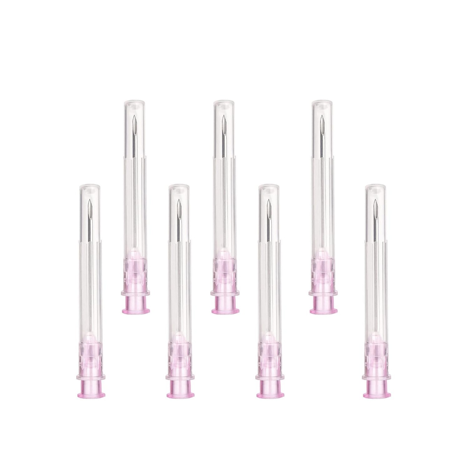 100 pieces 18G x 1 1/2 inch (40 mm) stainless steel dispensing tube ...