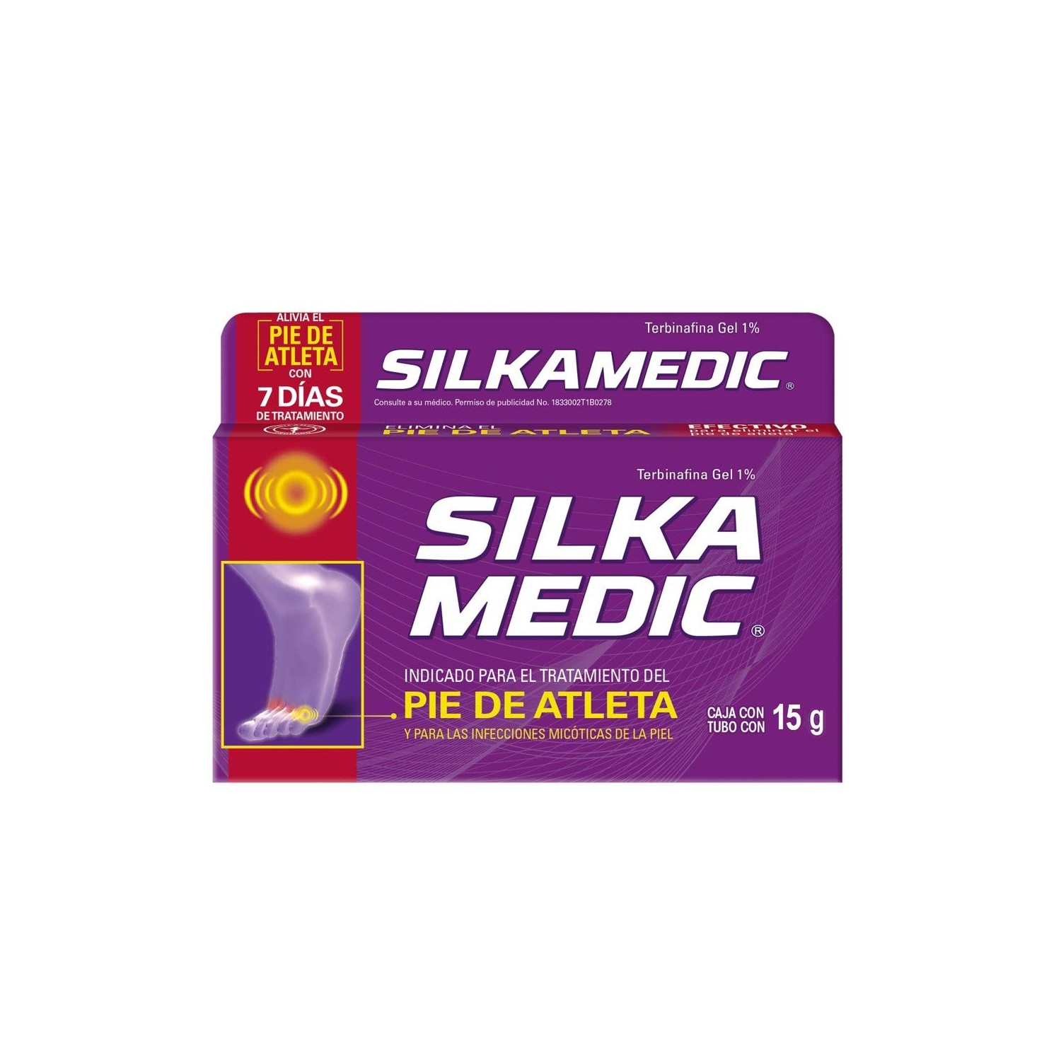 SILKA MEDIC, Gel Antimicótico para el tratamiento del PIE DE ATLETA ...