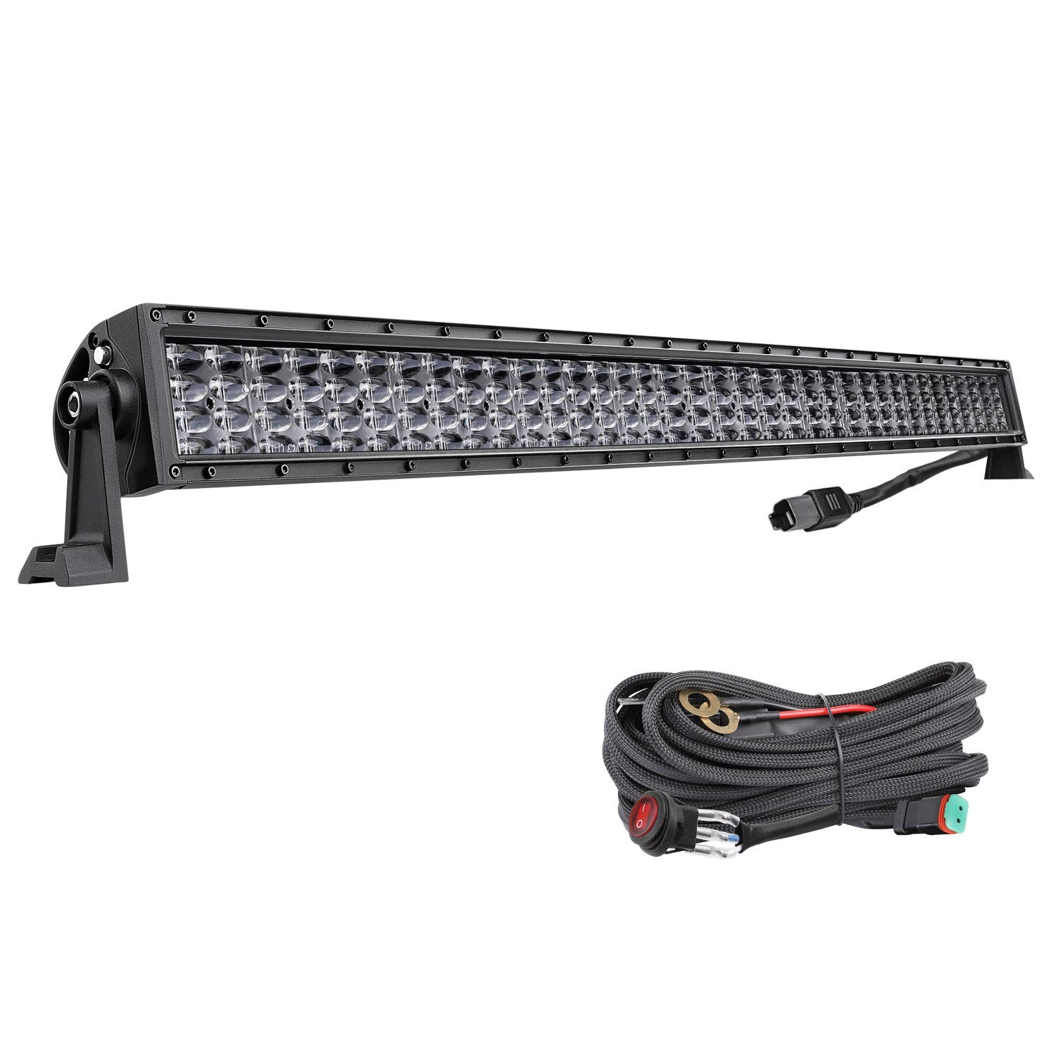 40 Inch LED Light Bar, Niking Auto 640W Quad Row LED Driving Light Spot ...