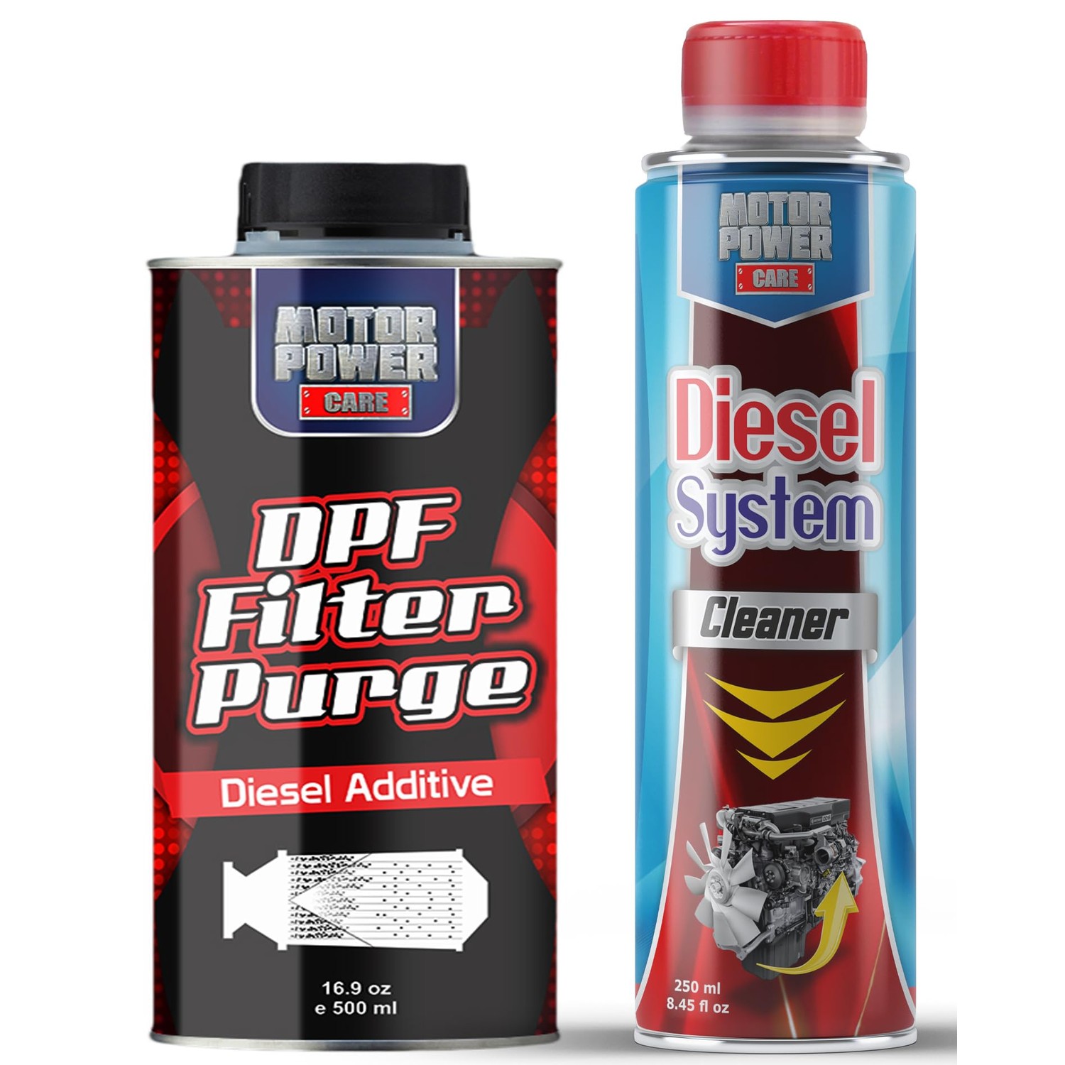 MotorPower Care Diesel System Cleaner and DPF Purge Filter Kit, Diesel ...