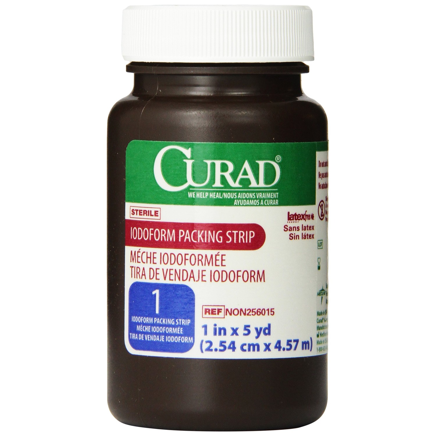 CURAD Sterile Iodoform Gauze Packing Strips, 1" x 5 yds., Wound Care ...