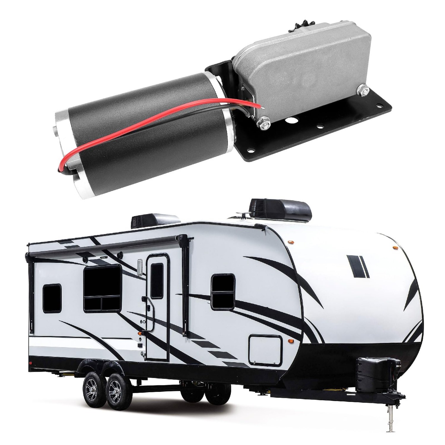 FEXON 225008 RV Slide Out Motor & Gear Housing for BAL Accu-Slide Cable ...