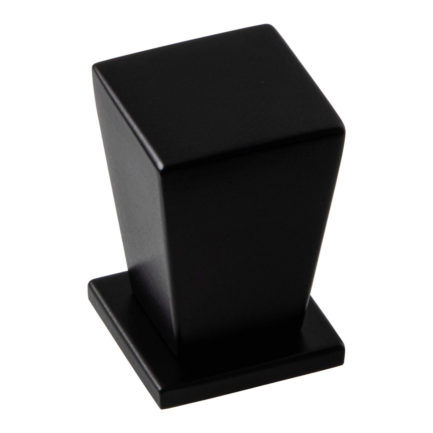 Gedotec Furniture Handle Metal Door Knob Square Furniture Knob Black ...