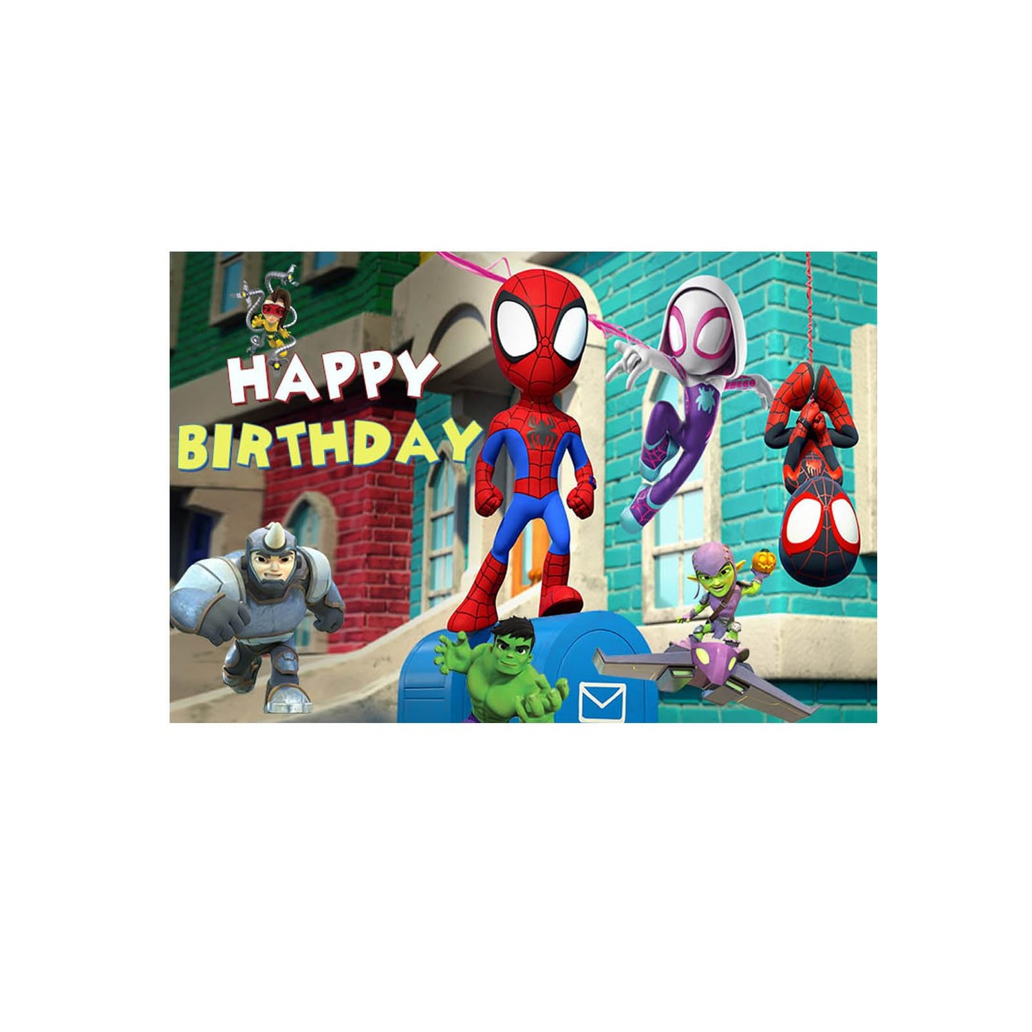 Backgrounds Spidey Backgrounds Birthday Spidey and His Amazing Friends ...