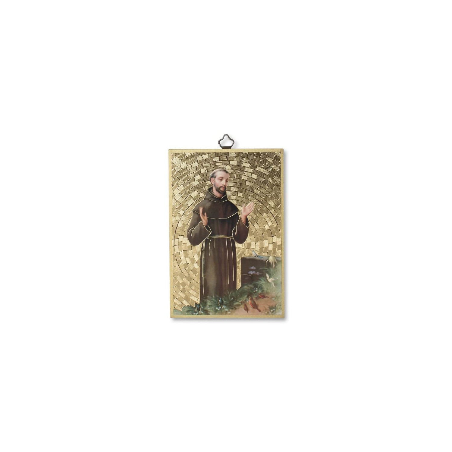 Fratelli Bonella | Holy Picture on MDF Poplar Wood 8 mm with Gold Foil ...