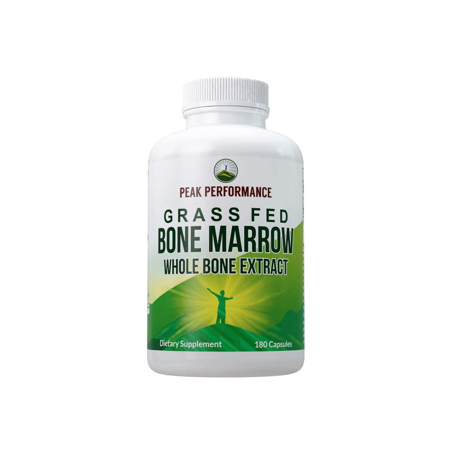 Grass Fed Bone Marrow - Whole Bone Extract Supplement 180 Capsules by ...