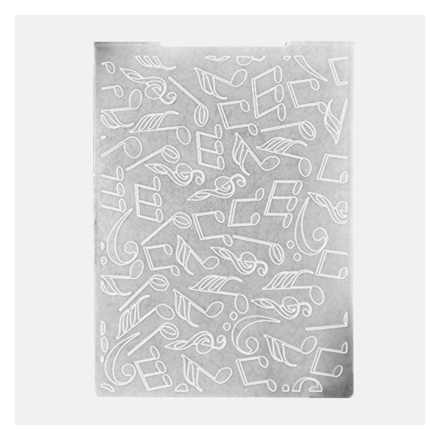 arriettycraft Music Notes Plastic Embossing Folder for Scrapbook DIY ...