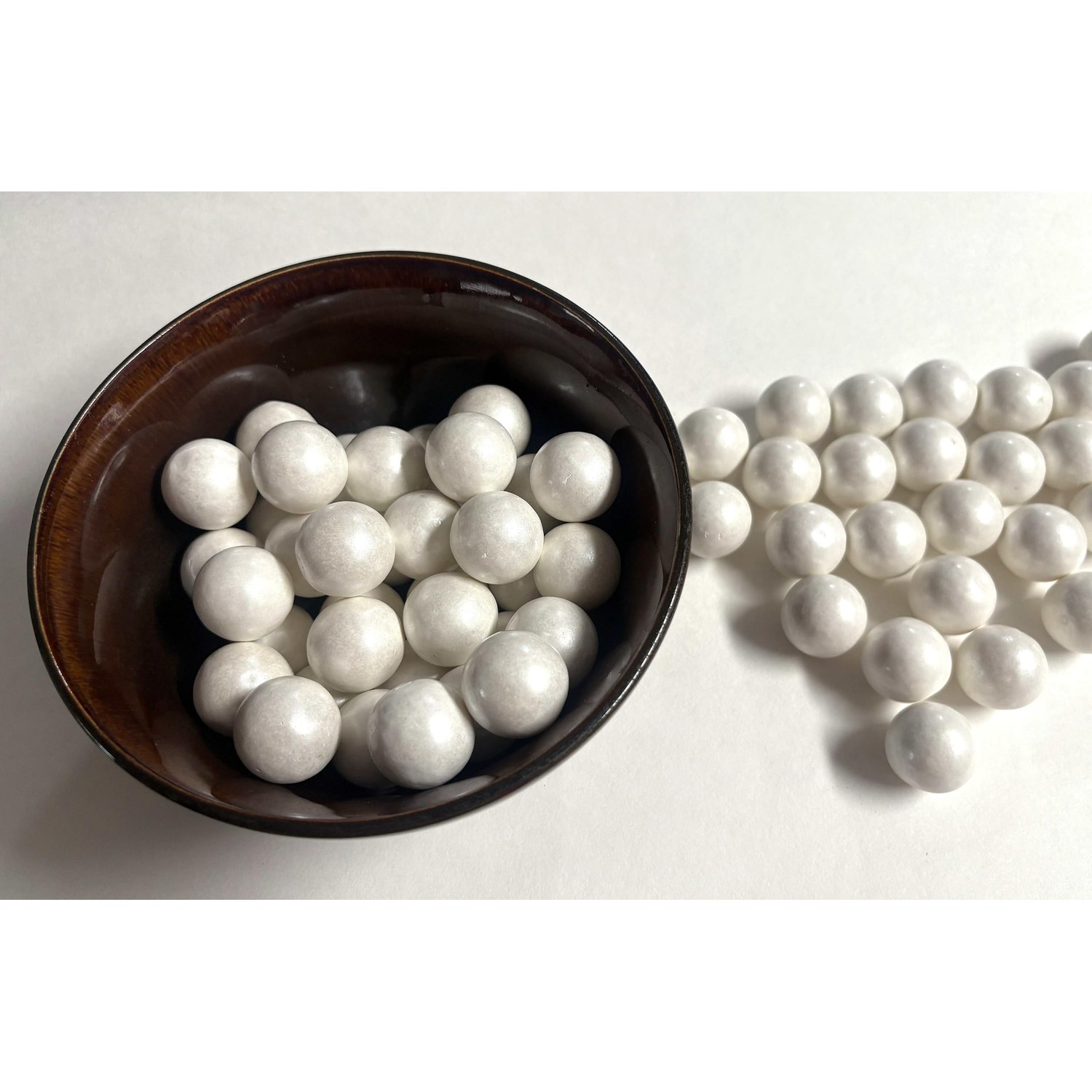 White Gumballs - 2 lbs of 1" Tutti Frutti Gumballs in Resealable Bag to ...