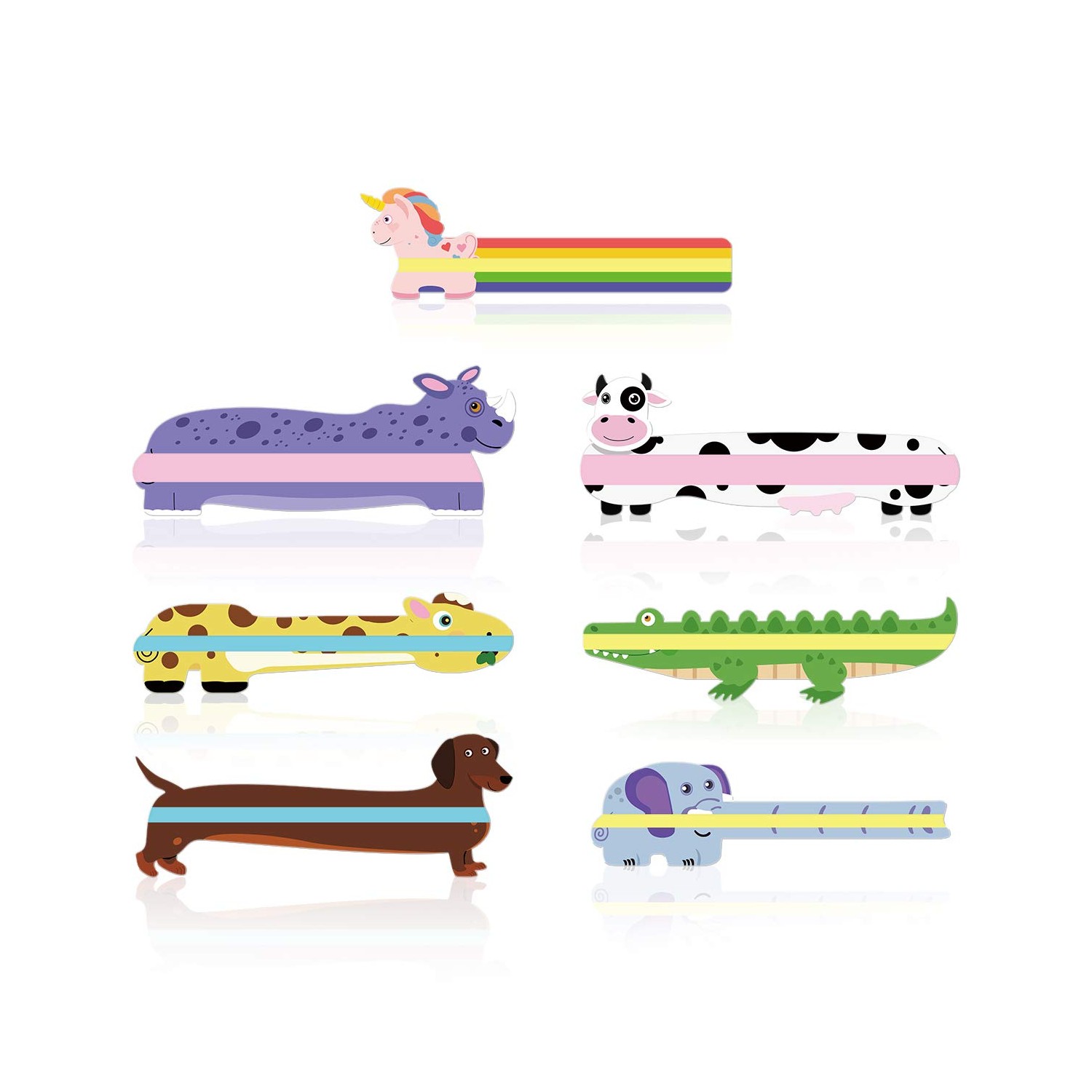 Guided Reading Strips, Animal Highlight Bookmarks Help with Reduce ...