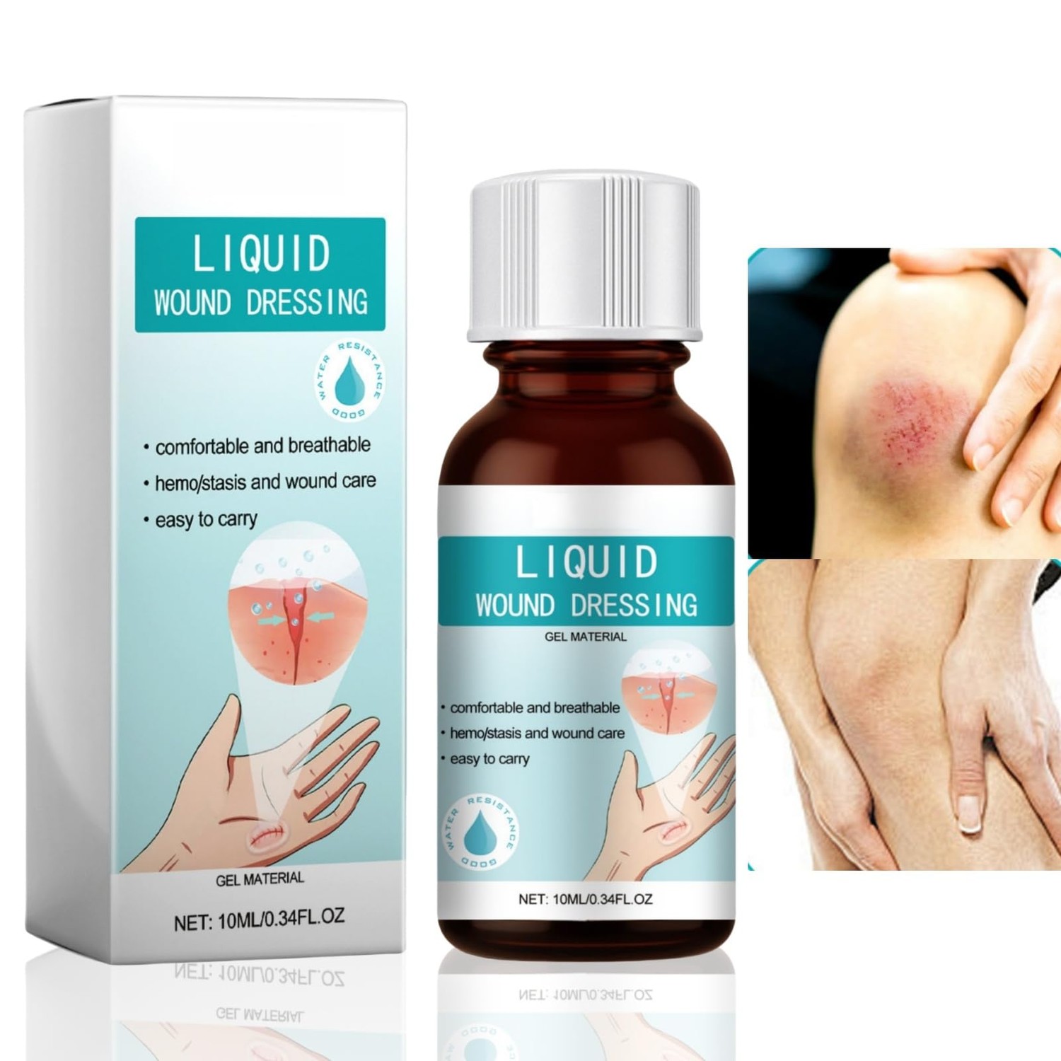 New Skin Liquid Plaster,Skin Glue for Wounds Human,Breathable ...