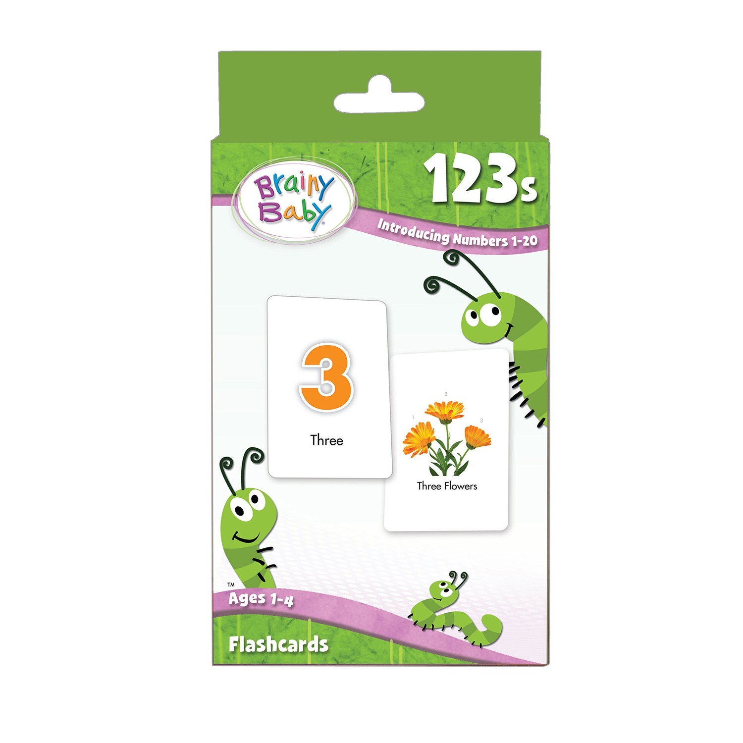 Brainy Baby 123s Flashcards: Introducing Numbers 1 to 20 Deluxe Edition ...