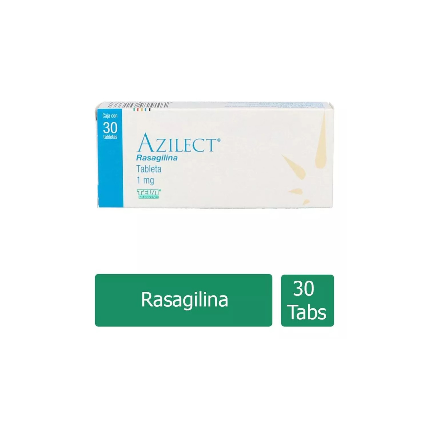 Teva Azilect 1 Mg Caja Con 30 Tabletas - ibspot.com