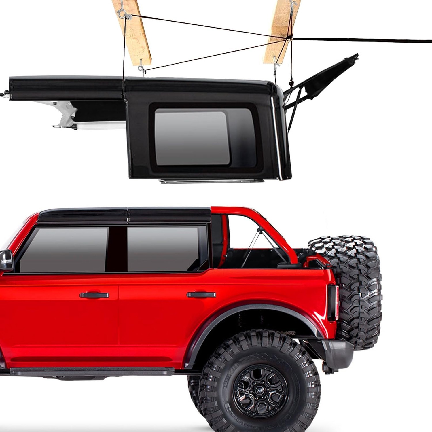 Hard Top Removal Lift for Jeep Wrangler JL JK Models and Ford Hardtop ...