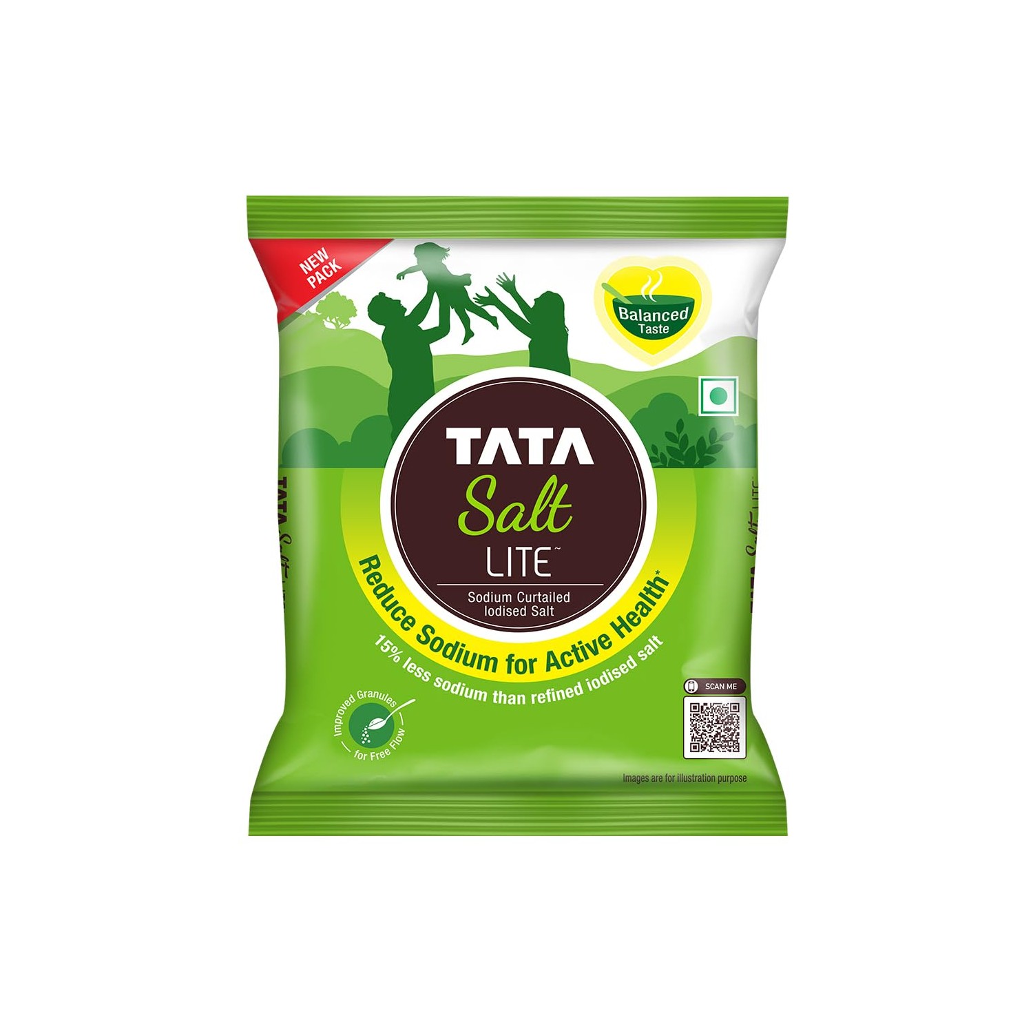 Tata Salt Lite | 15% Low Sodium Salt | Reduce Sodium For Active Health ...