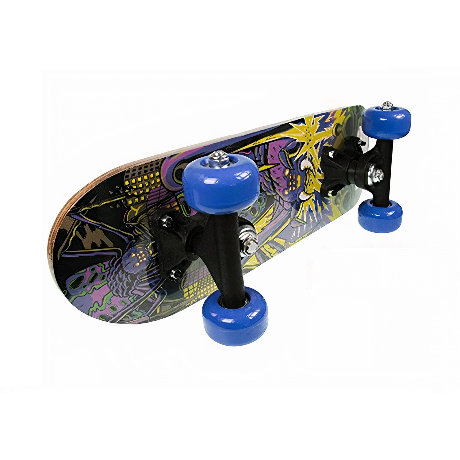 Kids Mini Complete Skateboard for Beginners | 9 Ply Maple Deck | Double ...